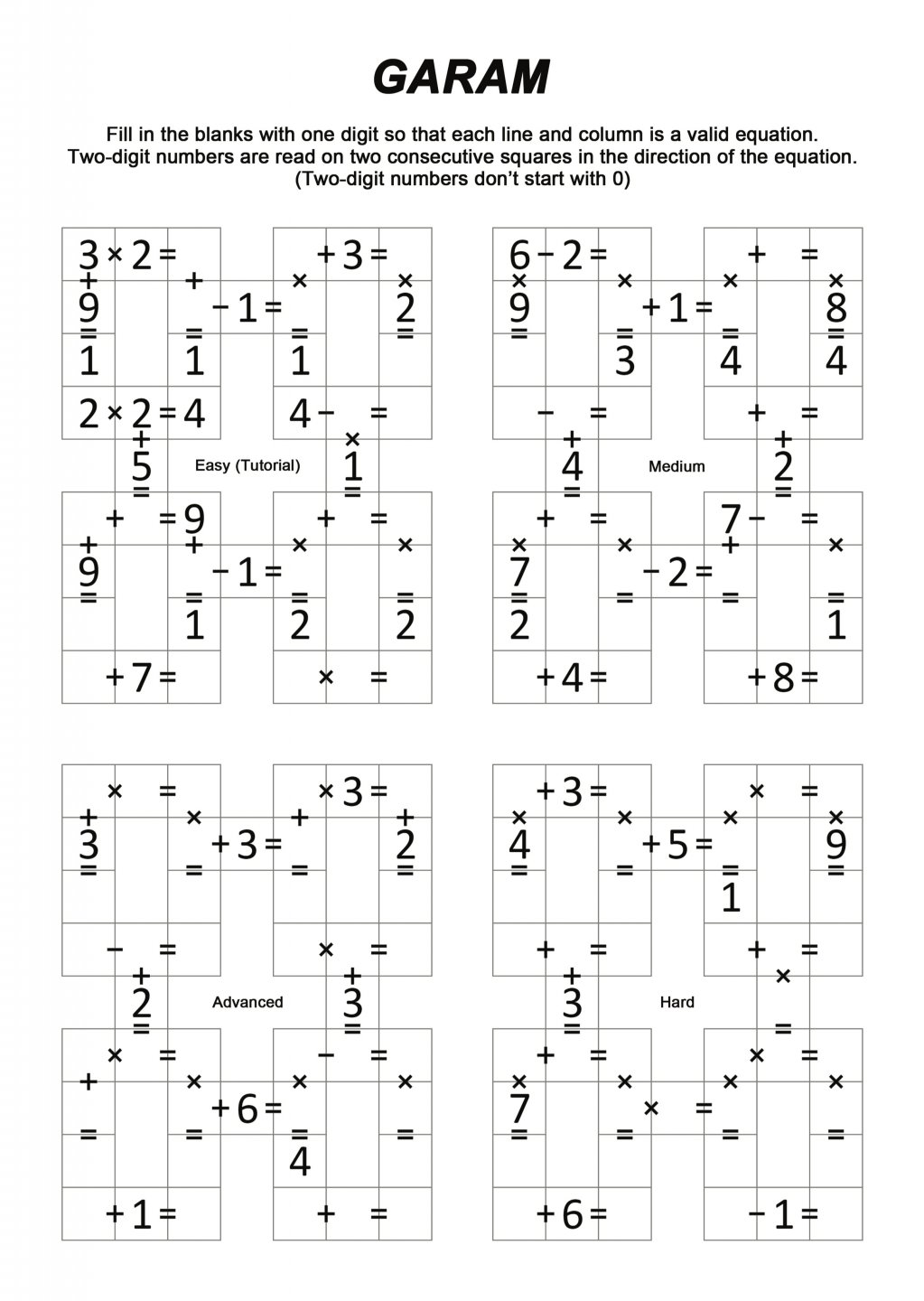 Zeitplan Erg nzung Verteidigung Sudoku Math Puzzle Telex Energie Tanken 