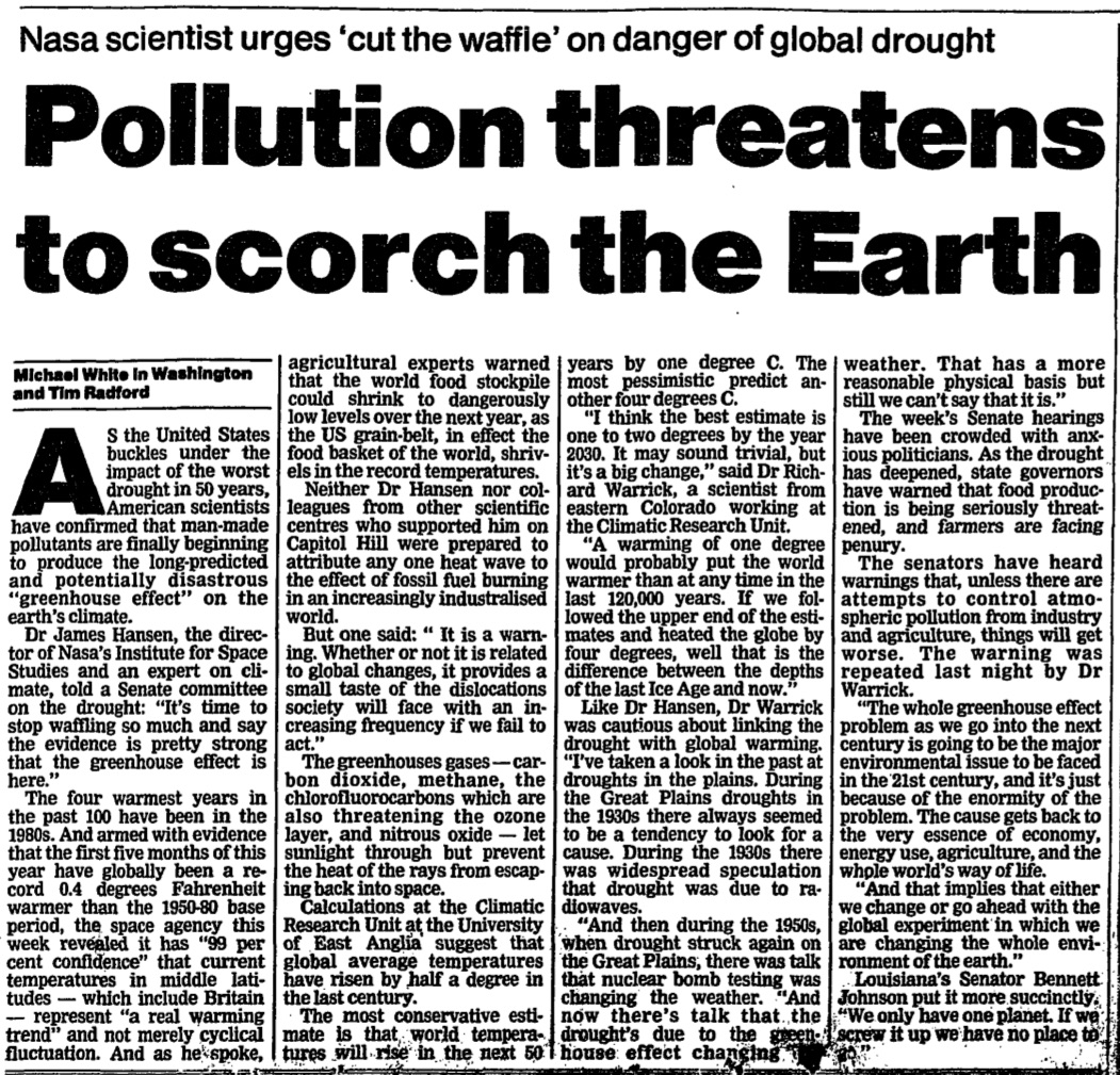 Global Warming News Articles 2024 Buffy Wrennie